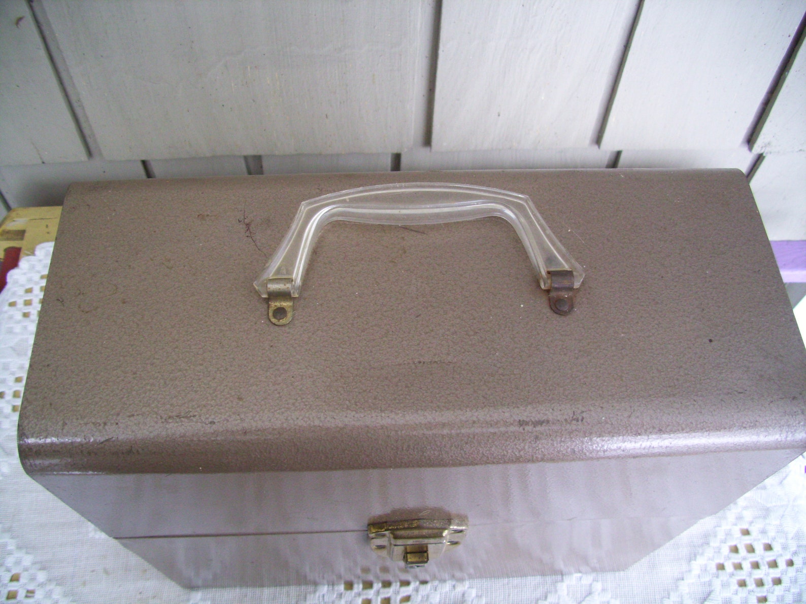 Vintage Large Metal File Box no Key Made in USA by Amfile - Etsy