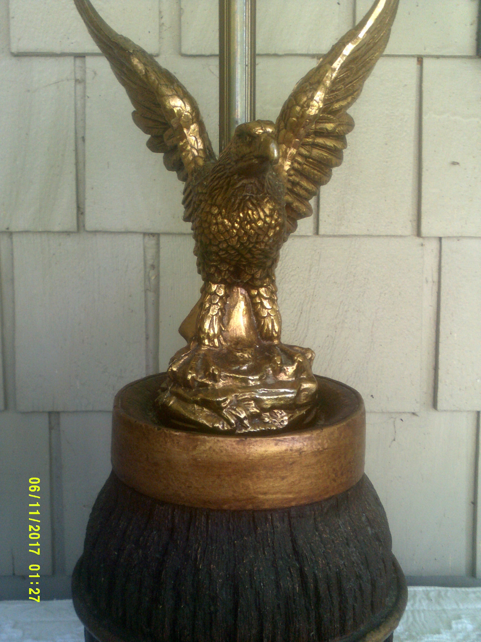 Vintage Mid Century Bald Eagle Table Lamp, Colonial Table Lamp - Etsy ...