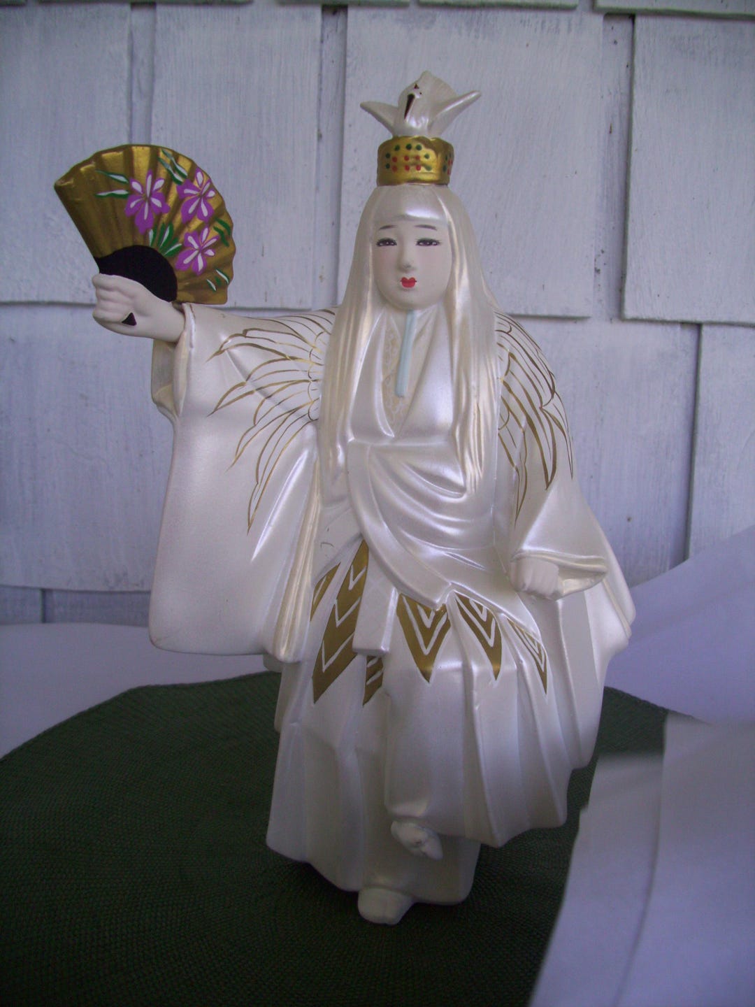 Vintage Japanese Hokata "sagi" Figurine, by Noh Theatre for Hamilton ...