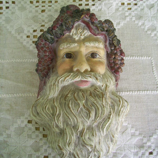 Santa Head Wall Hanging - Etsy