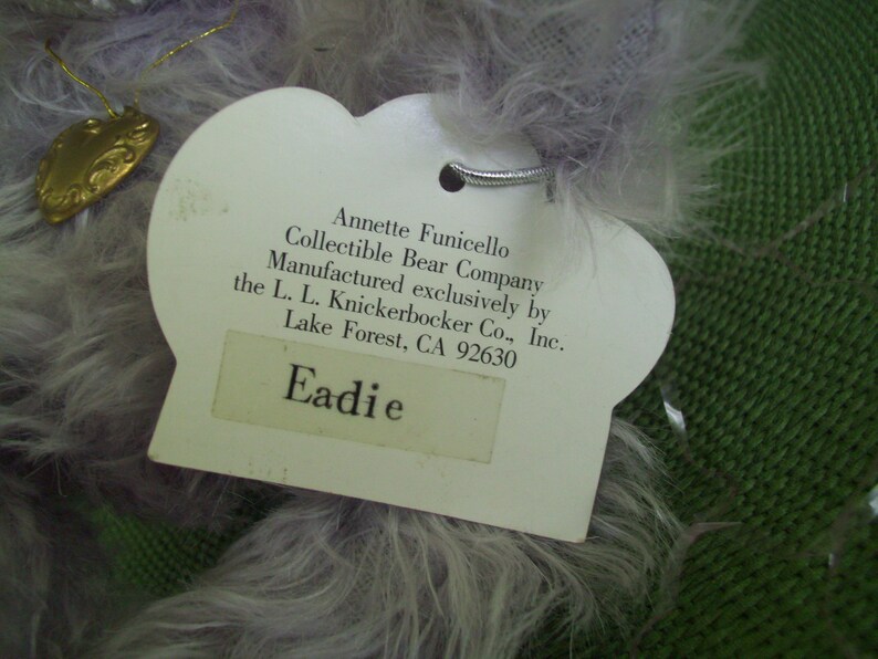 Vintage Annette Funicello Mohair Teddy Bear "eadie" 8.5", Moveable ...