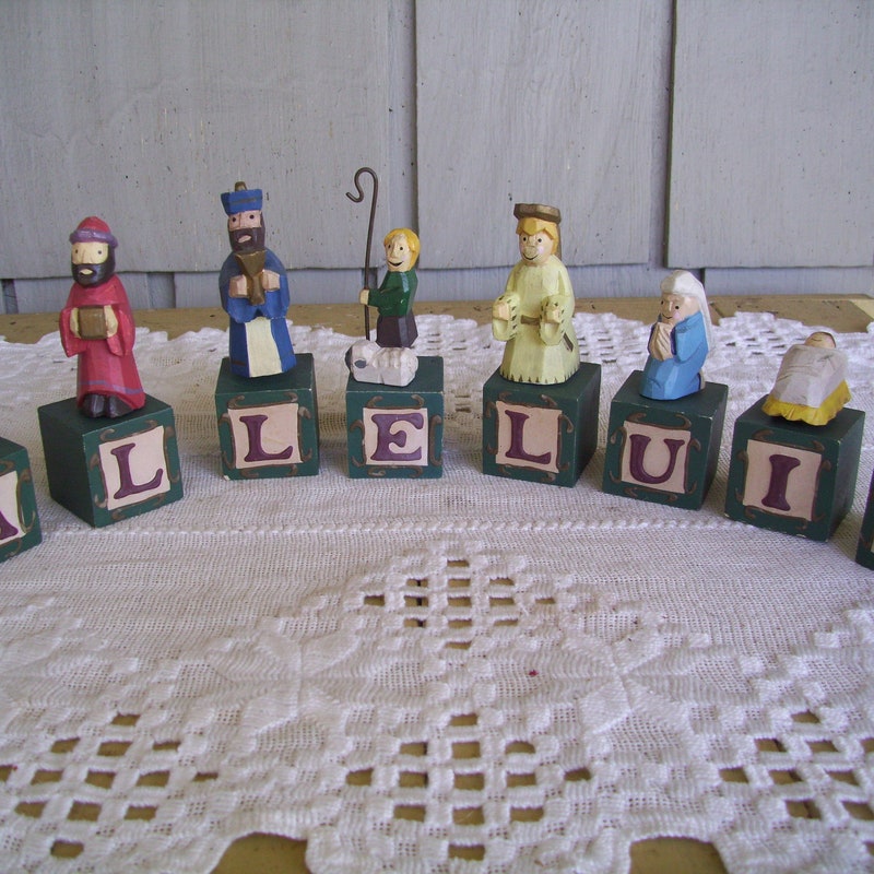 Nativity Blocks - Etsy