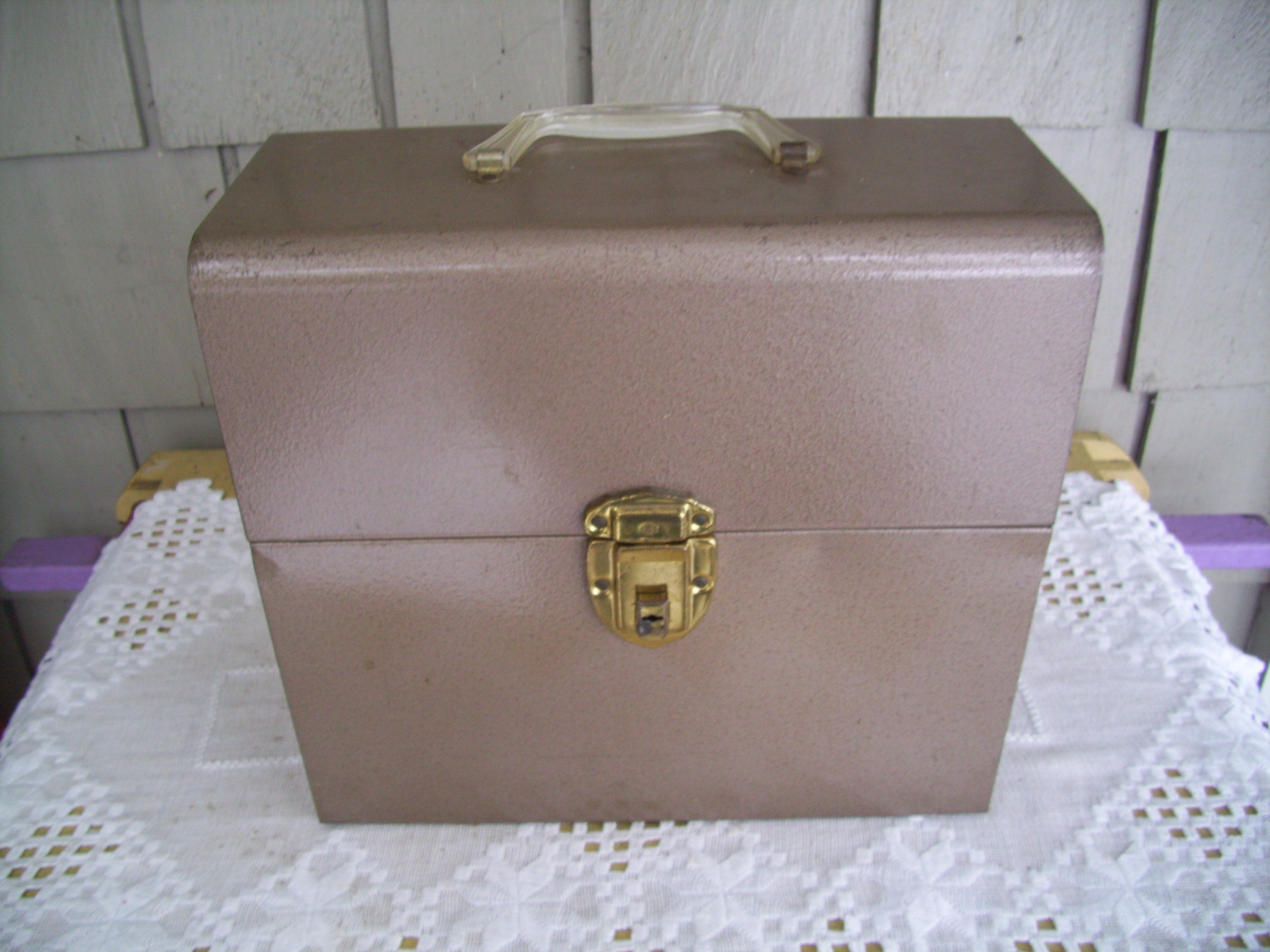 Vintage Large Metal File Box no Key Made in USA by Amfile - Etsy