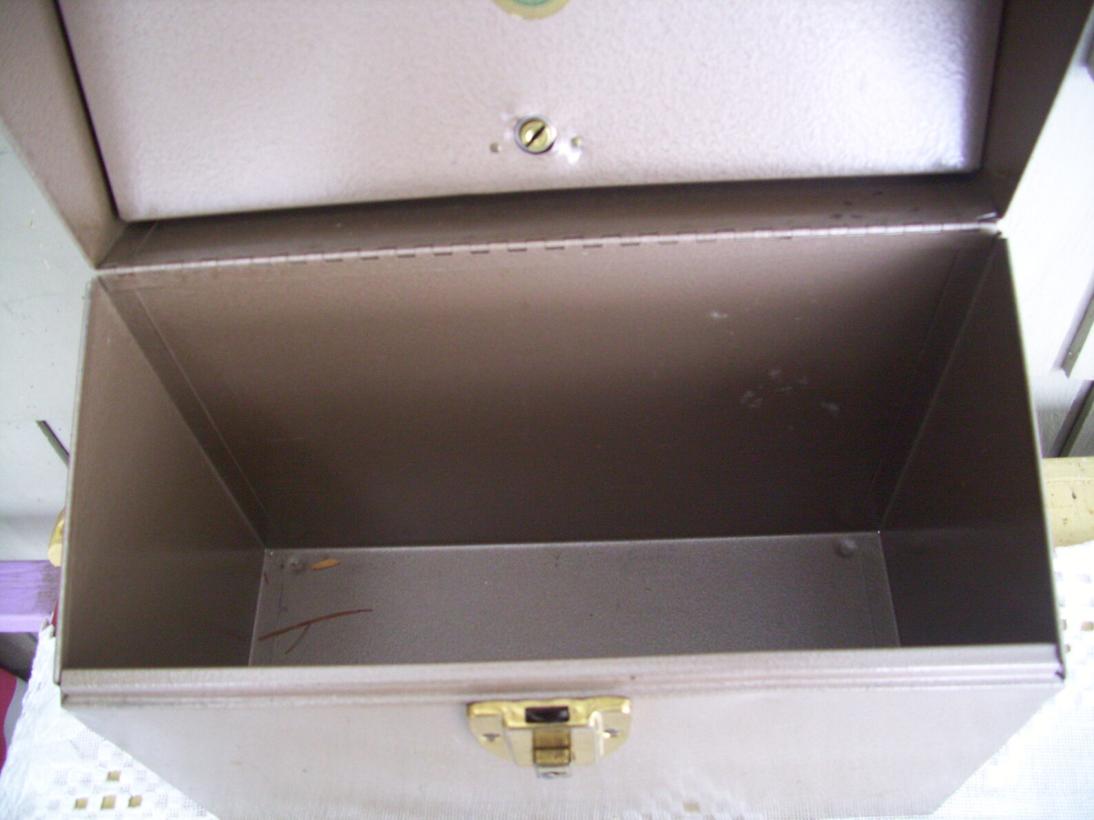 Vintage Large Metal File Box no Key Made in USA by Amfile - Etsy