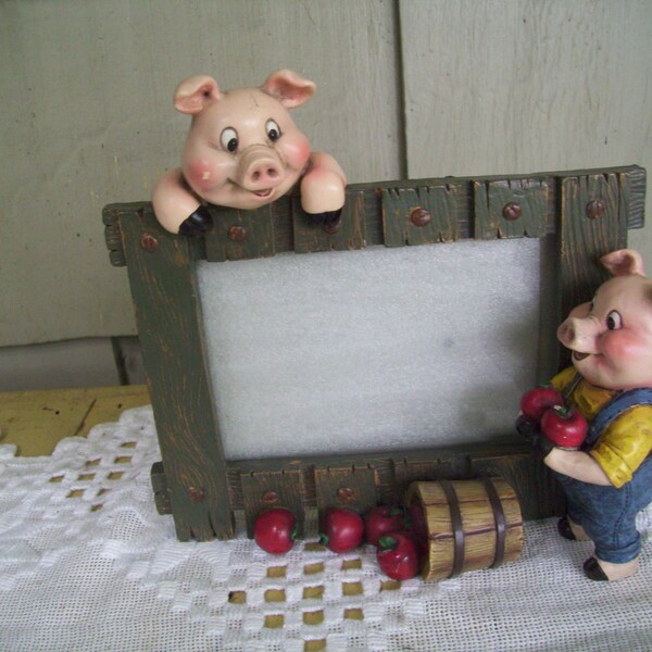 Vintage Pink Pig - Etsy