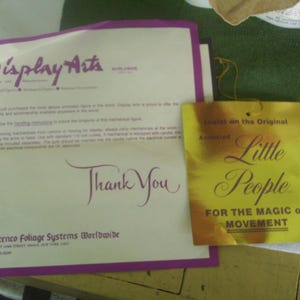 Vintage Early 80's Display Arts "little People" Animated Lighted ...