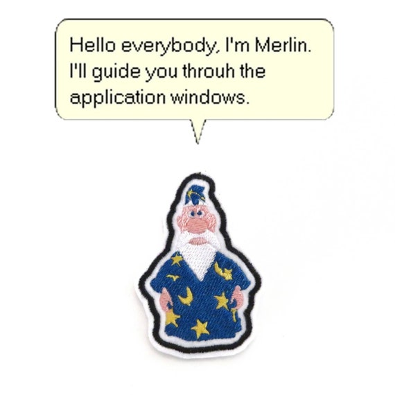 Windows Merlin Iron on Patch - Etsy