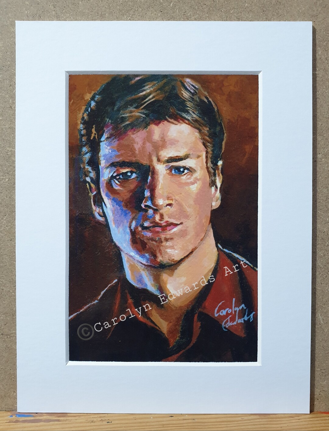 Firefly CAPTAIN MAL 6 X 8 Inch Mounted Print - Etsy