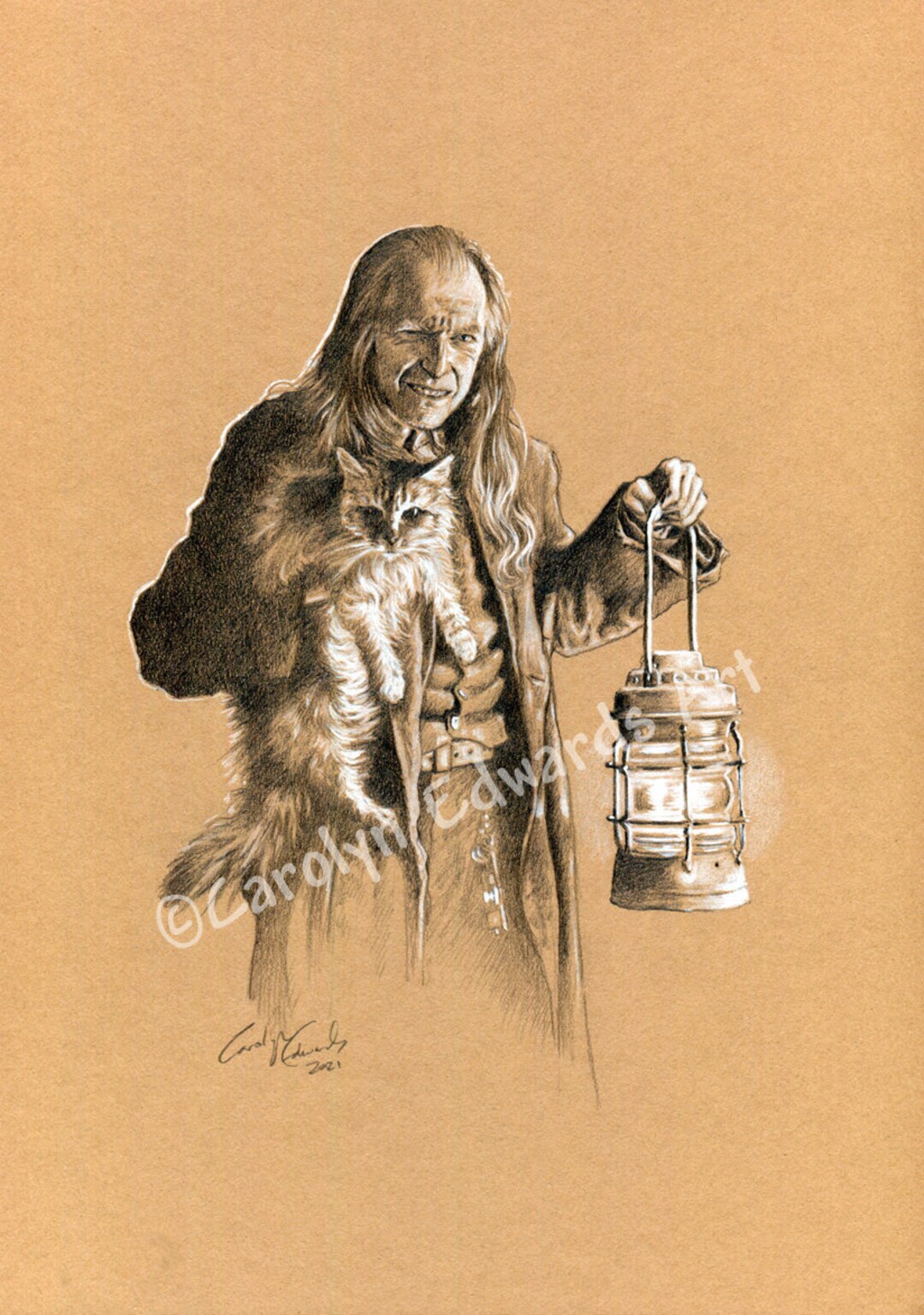 Argus Filch A4 Art Print 29.7 X 21cm - Etsy