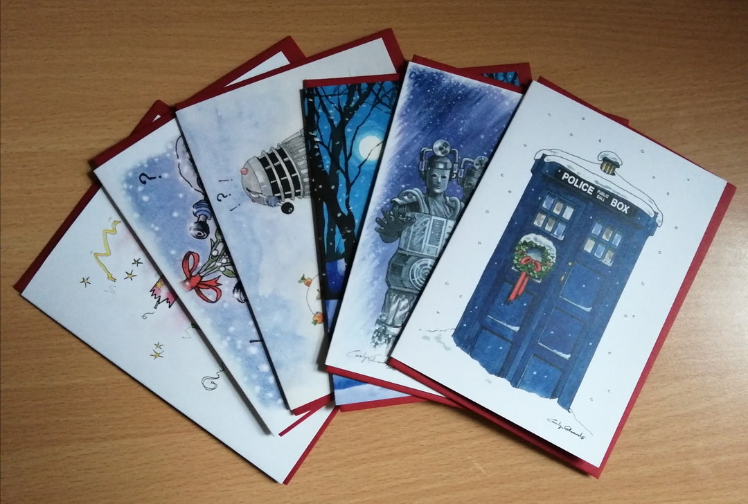 Christmas Greetings Cards Selection Pack of 6 Cards 10.5 X 14.8cm ...