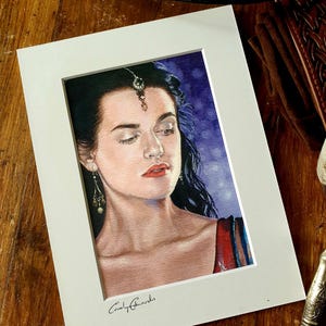 Morgana - 6 X 8 Inch Mounted Art Print - Etsy