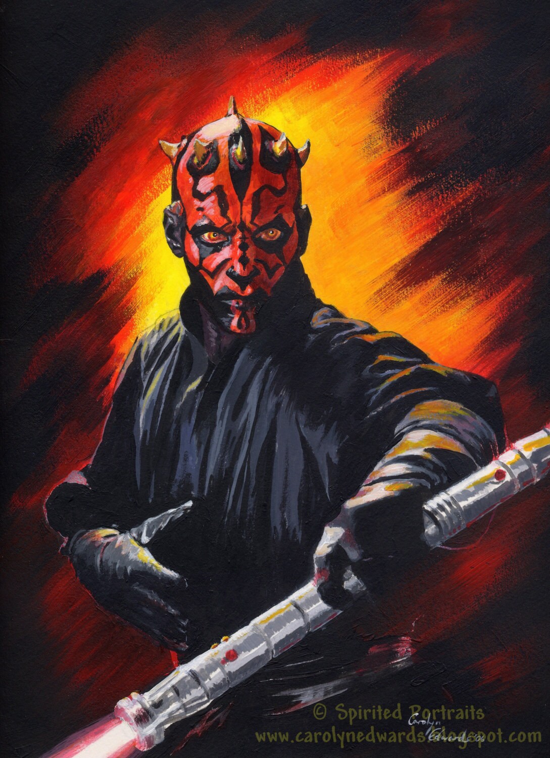 Darth Maul Painting