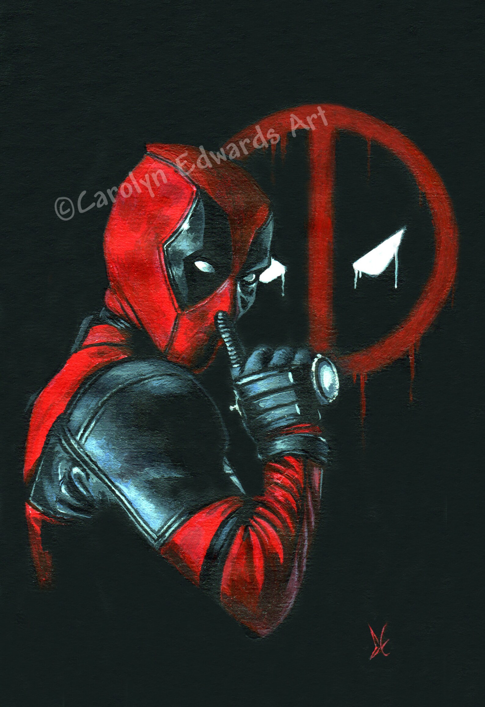 DEADPOOL 6 X 8 Inch Mounted Print | Etsy
