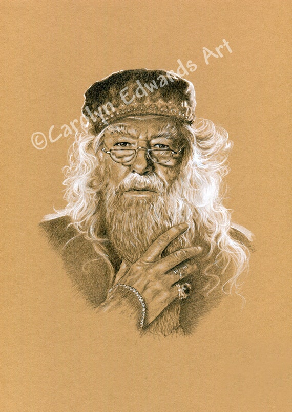 Headmaster Dumbledore A4 Art Print 29.7 x 21cm | Etsy