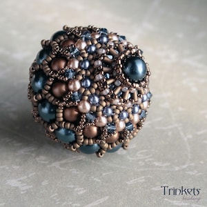 Beading Pattern Ornament 'baroque' - DIY Tutorial - Etsy