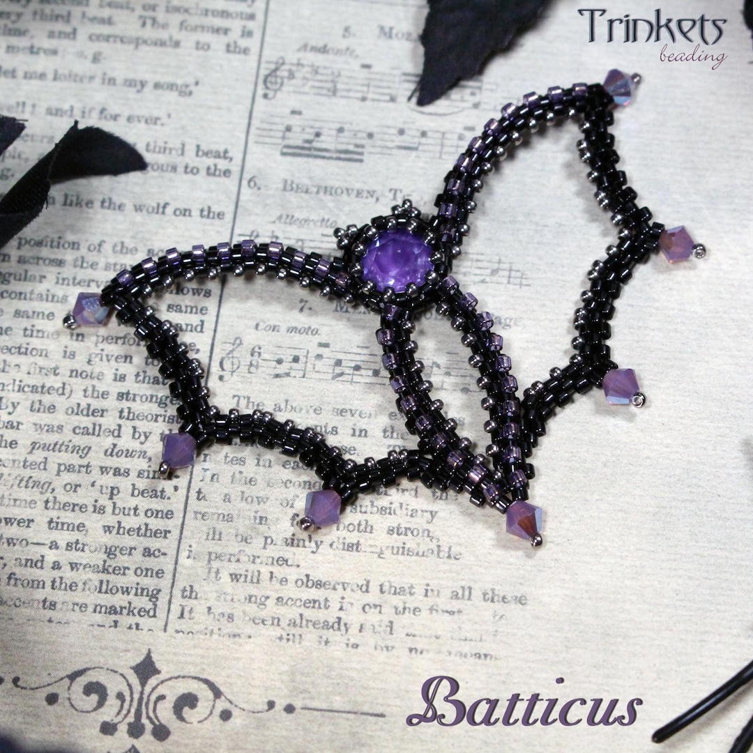 Beading Pattern 'batticus' - DIY Bat Tutorial - Etsy