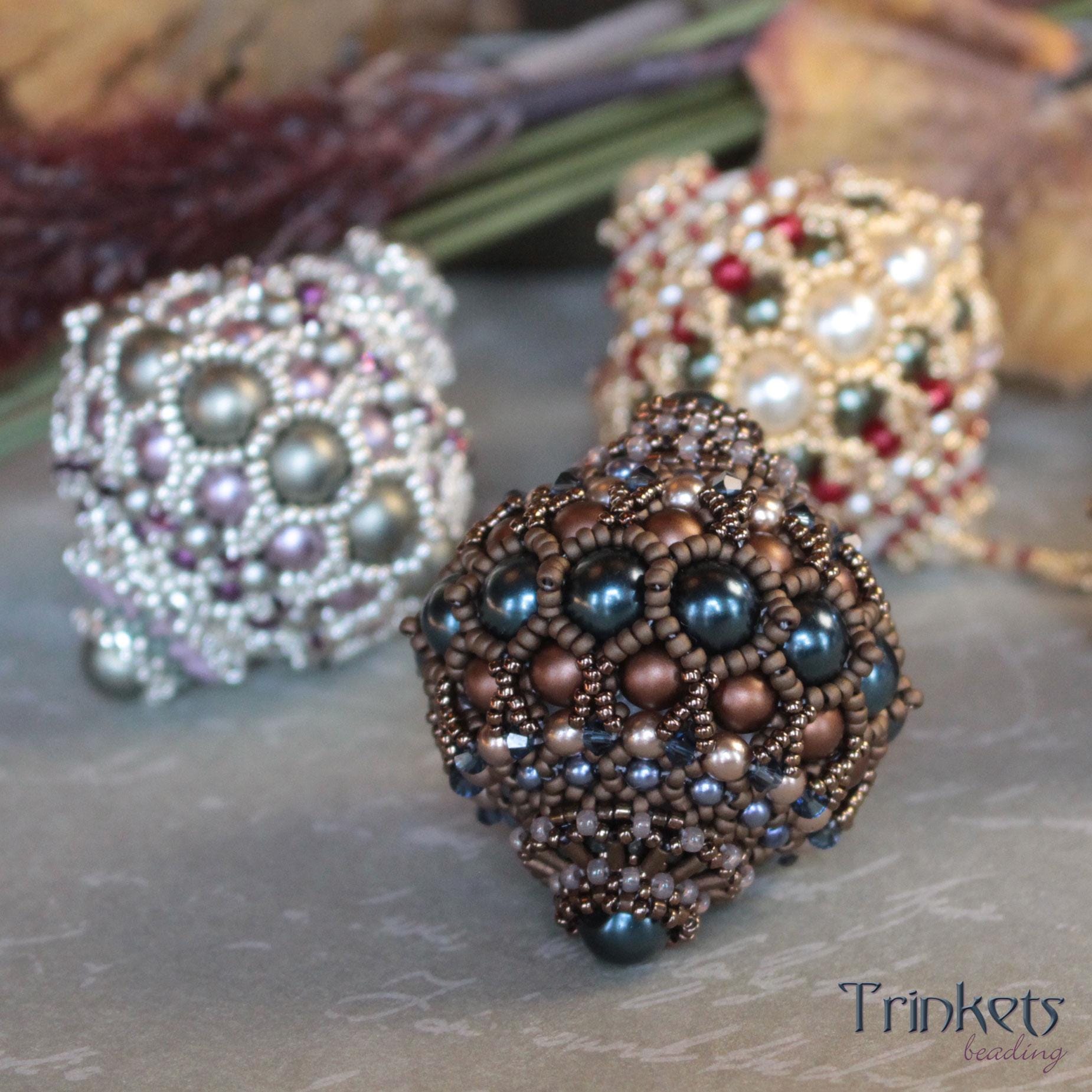 Beading Pattern Ornament 'baroque' - DIY Tutorial - Etsy