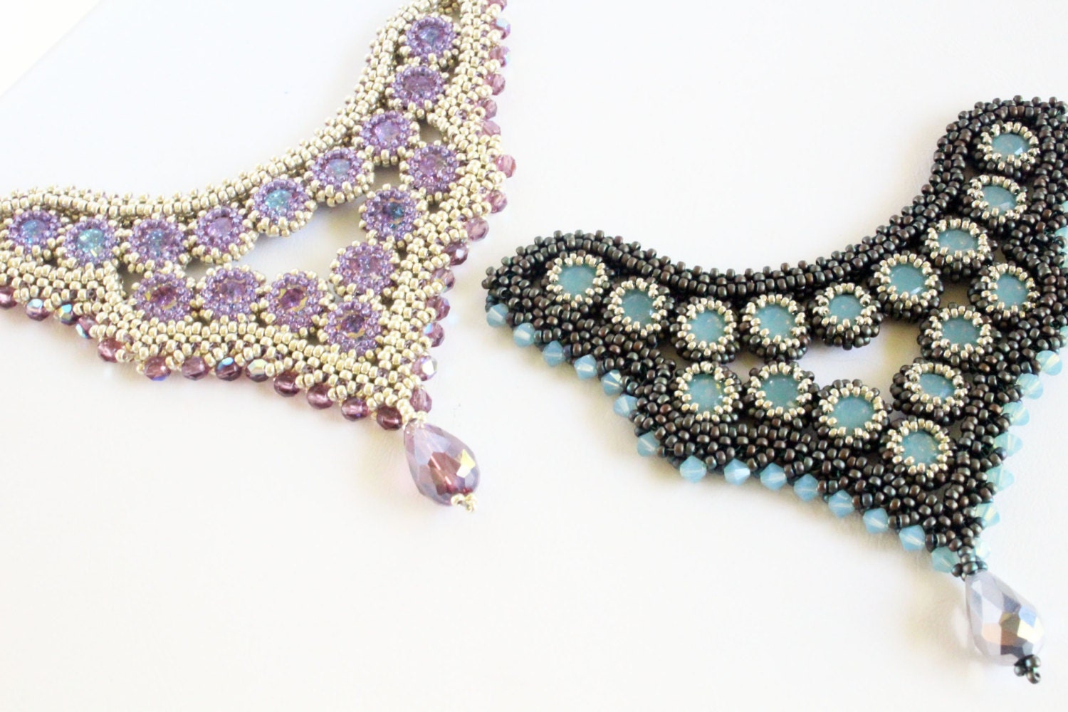 Tutorial for Beadwoven Necklace 'máxima' PDF Beading - Etsy