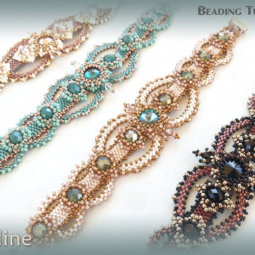 Bracelet TUTORIAL Beading Tutorial PDF Beading Pattern - Etsy