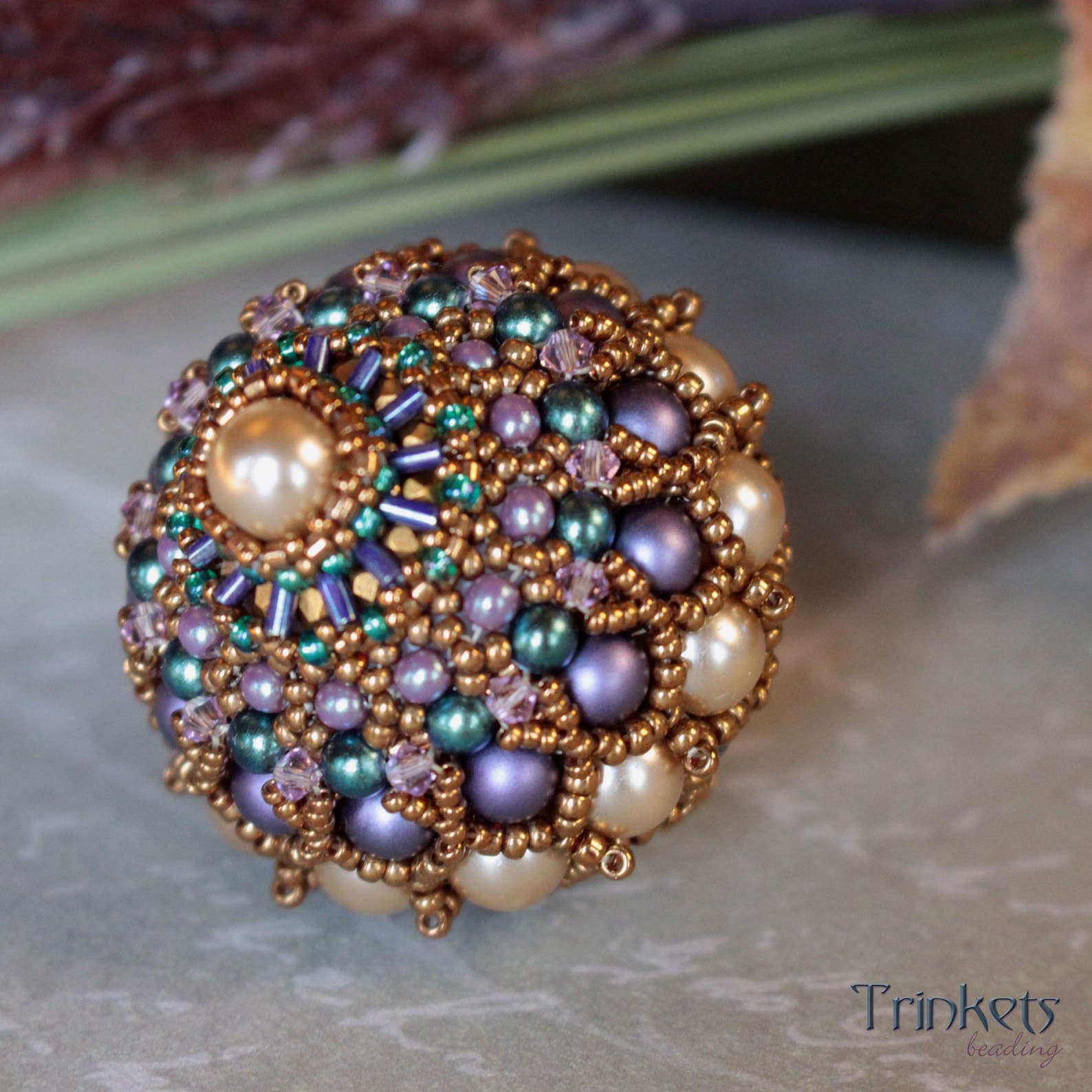 Beading Pattern Ornament 'baroque' - DIY Tutorial - Etsy