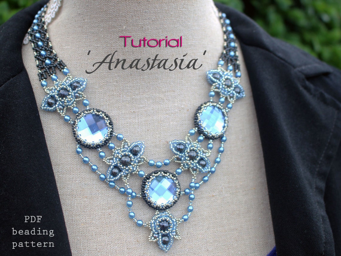 Beading Tutorial 'anastasia' DIY Beading Pattern | Etsy