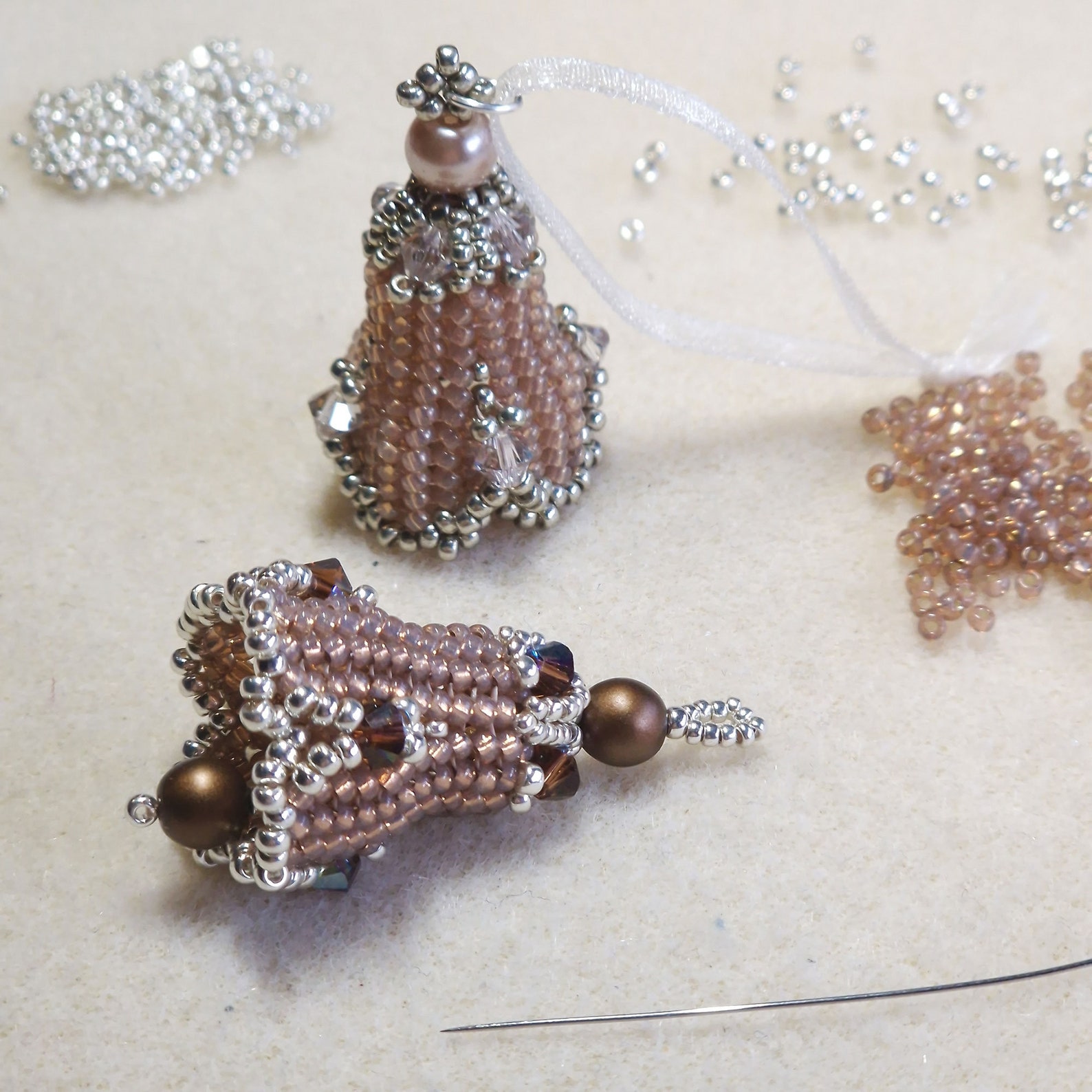 Beading Pattern Little Bell 'belle Bell' - DIY Ornament - Etsy