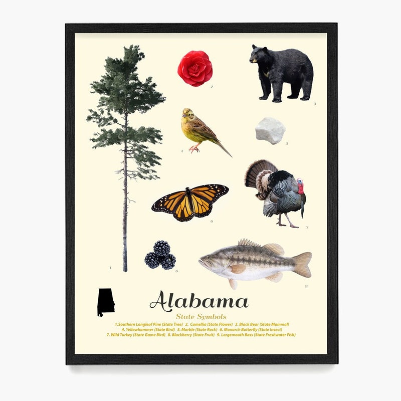 Alabama Poster - Etsy