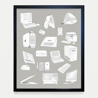 Set of 2 Retro Apple II Poster, Apple II Poster, Apple Macintosh Poster ...