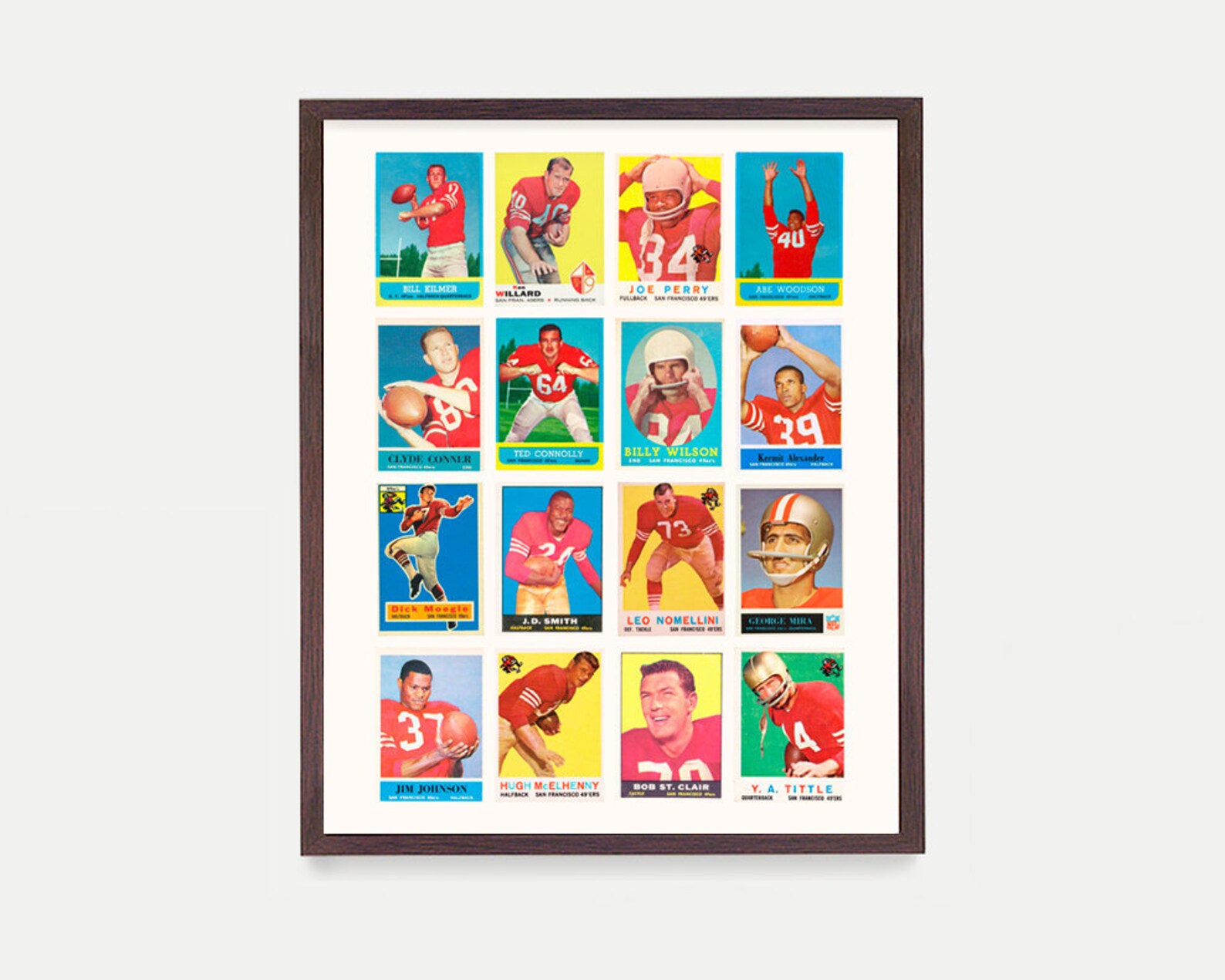 Vintage Football Card Poster Football Wall Art Football - Etsy 日本