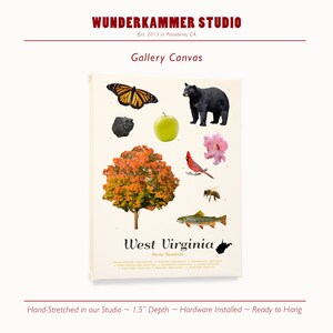 West Virginia State Symbols Art Print: WV Home Decor - Etsy