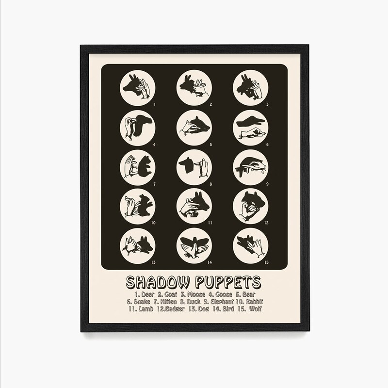 Shadow Puppet - Etsy