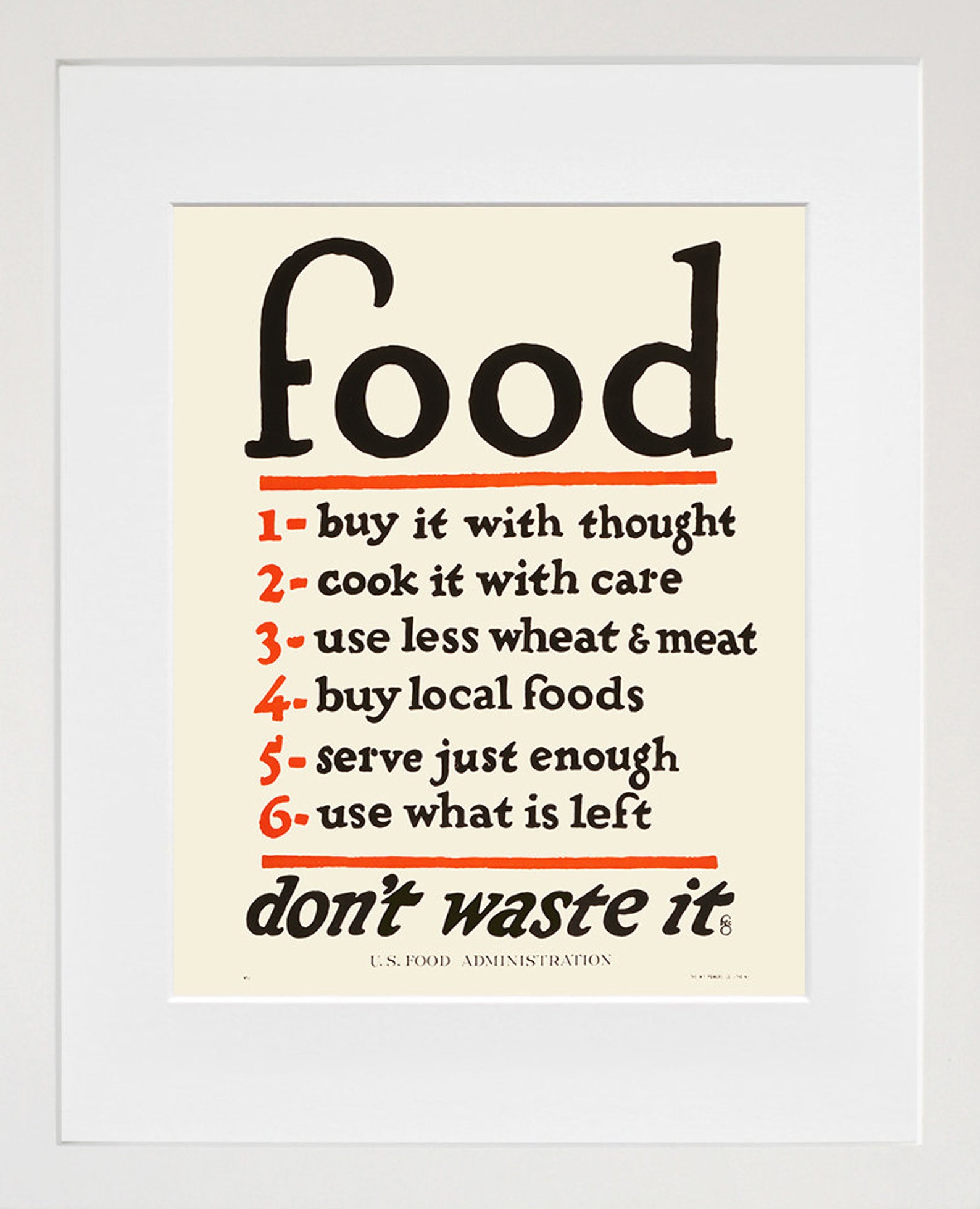 Food Kitchen Art Vintage US Food Print Healthy Food - Etsy