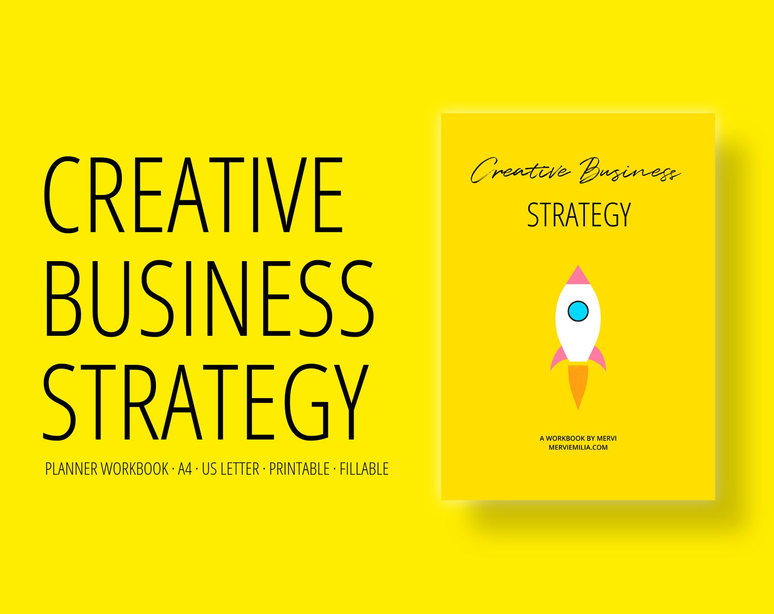 Creative Business Strategy Business Planner Marketing, Printable ...