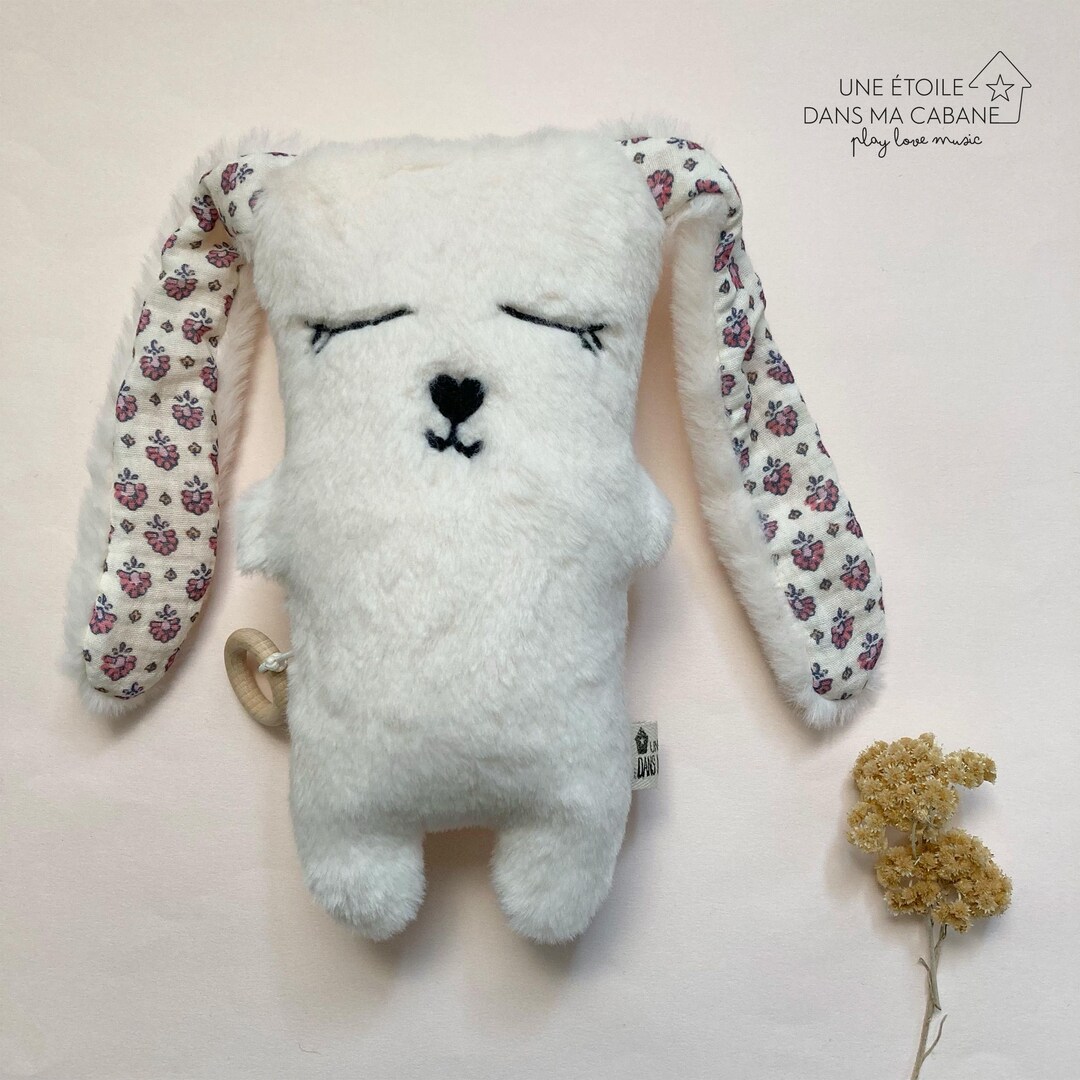 Musical Mobile Indian Plush Rabbit Ecru Comforter for Girl for ...