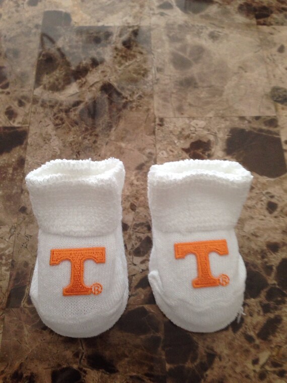 University of Tennessee baby booties handmade ready to ship | Etsy