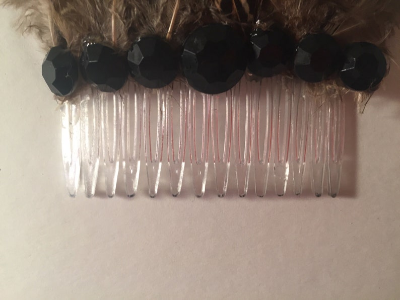 Party Feather Hair Comb - Etsy