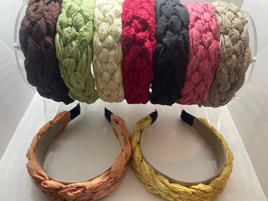 Wind Braided Solide Colored Headband - Etsy