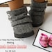 Reverse-twist Slipper 18 Inch Doll Clothes Shoe Pattern Fits - Etsy
