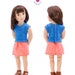 Back to School Skirt 16 Inch Doll Clothes Pattern Fits A Girl for All ...