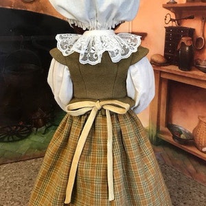Pretty Pilgrim 16 Inch Doll Clothes Pattern Designed to Fit A Girl for ...