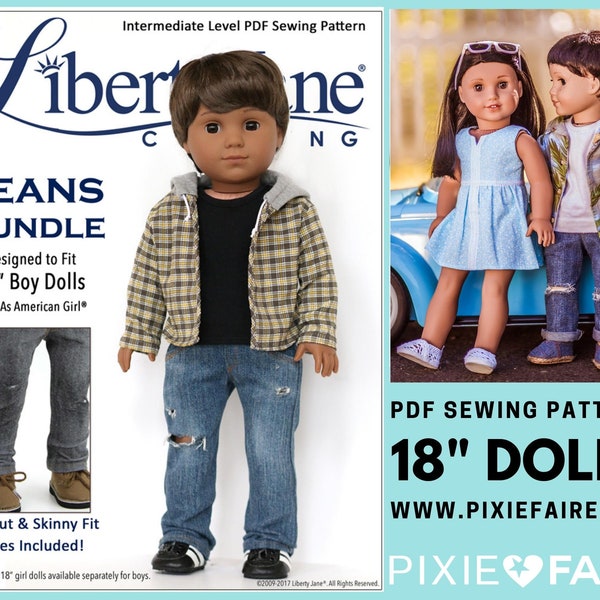 Liberty Jane Doll Patterns - Etsy