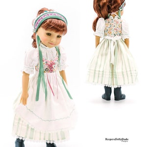 Spring Dirndl German Style 15 Inch Doll Clothes Pattern Designed to Fit ...
