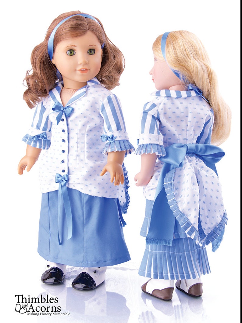 First Impressions Dress 16 Inch Doll Clothes Pattern Fits A Etsy