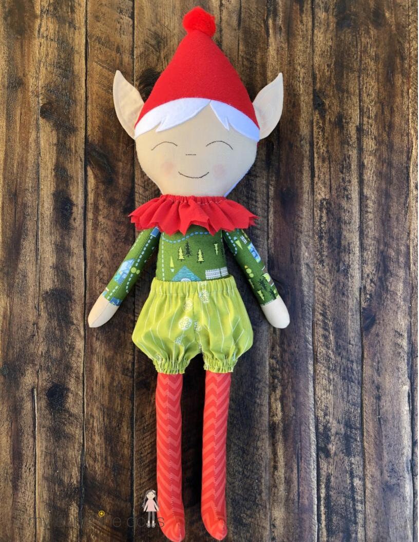 Elly and Eli Elf Doll 23 Inch Cloth Doll With Removable Romper or ...
