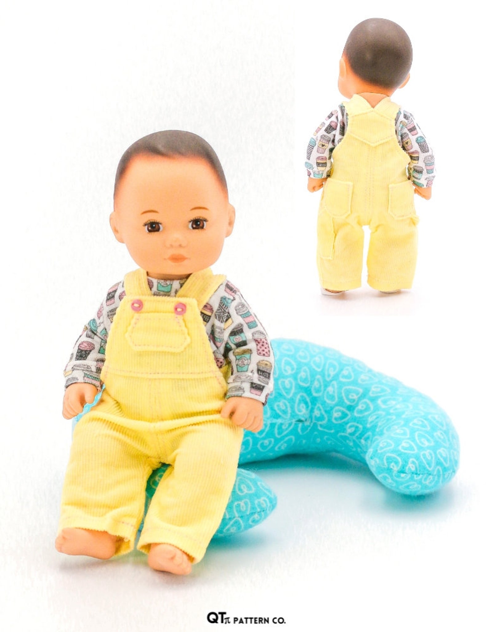 Oh My Gosh Overalls 8" Baby Doll Clothes Pattern Fits Baby Dolls Such ...
