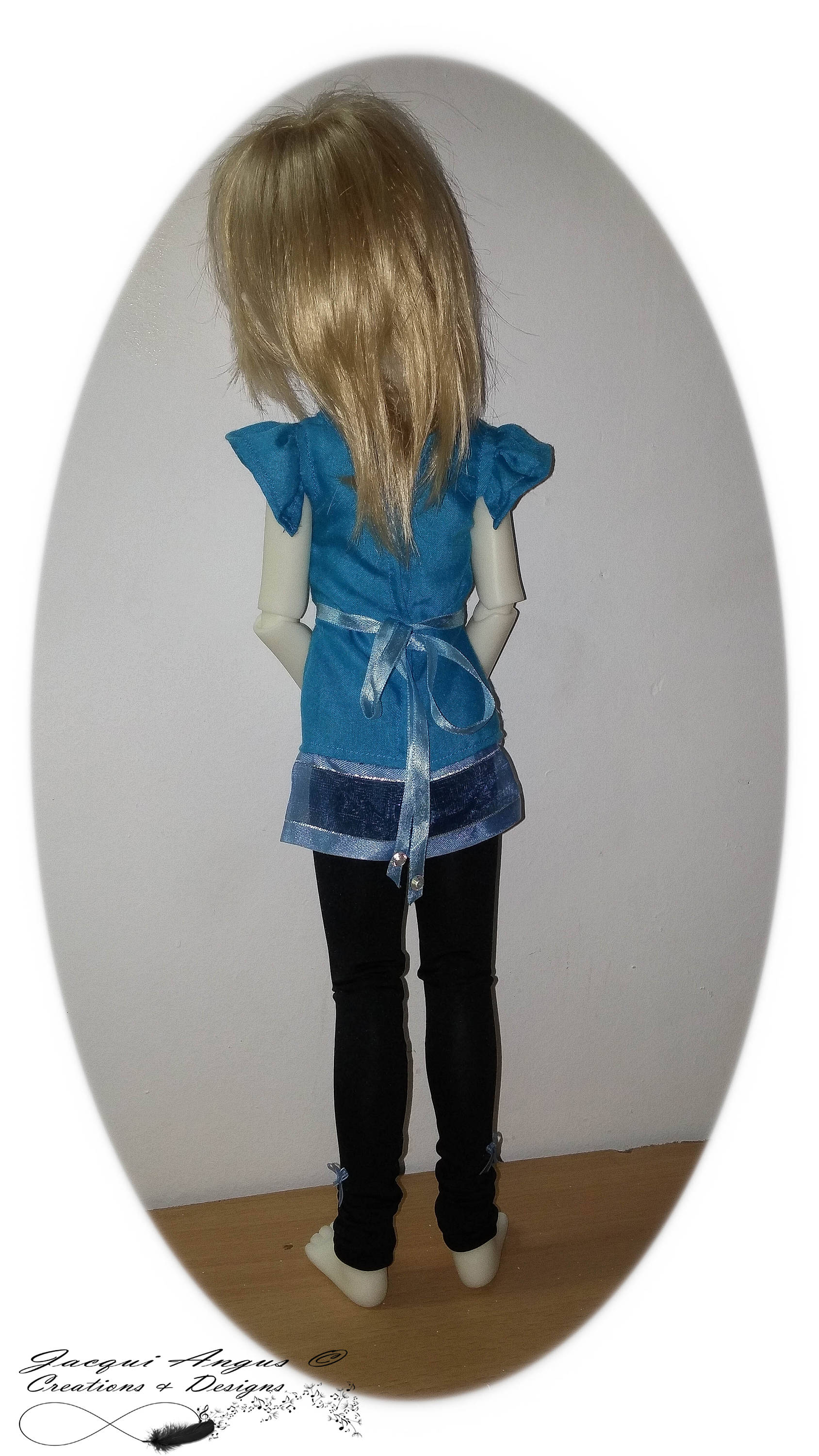 Tea Time Blouse Doll Clothes Pattern Fits MSD BJD Dolls such | Etsy