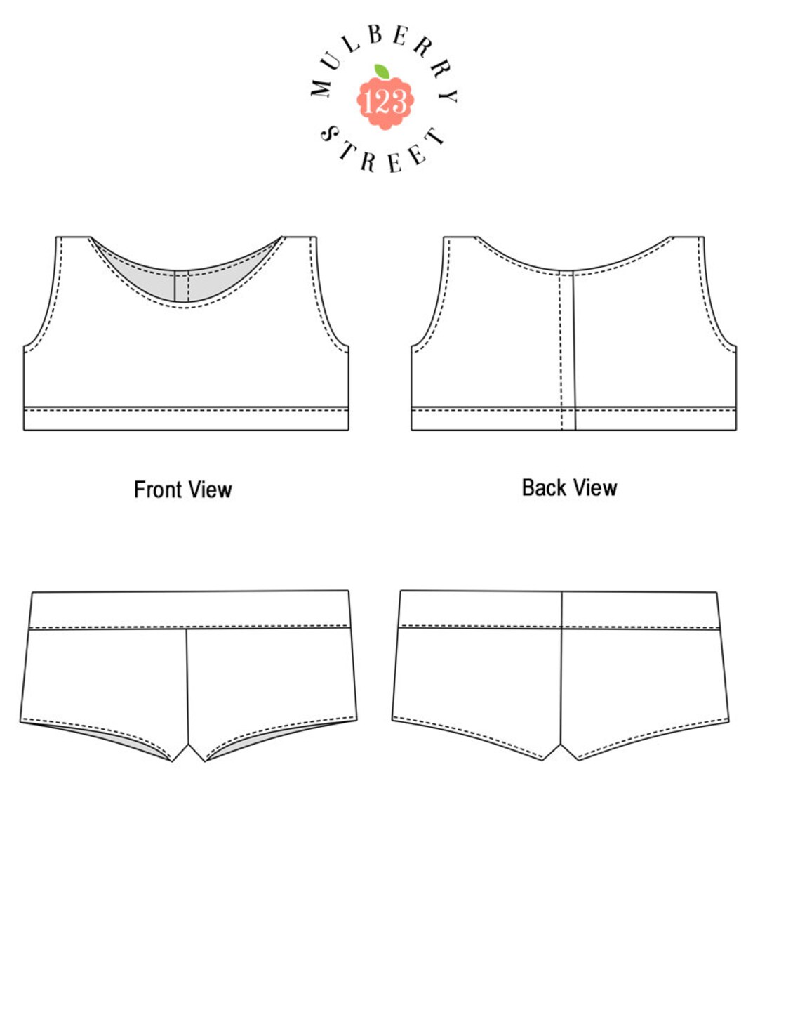 Gotchies 14.5 Inch Doll Clothes Pattern Instant Download - 123 Mulberry ...