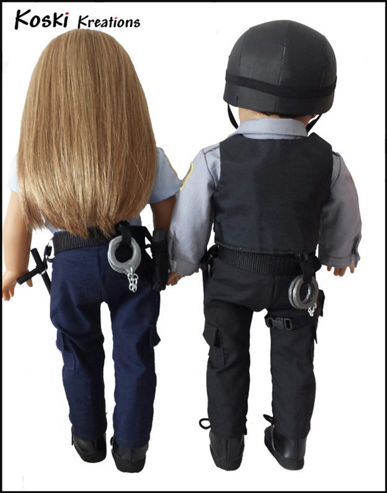 Law Enforcement Uniform 18 Inch Doll Clothes Pattern Designed to Fit ...