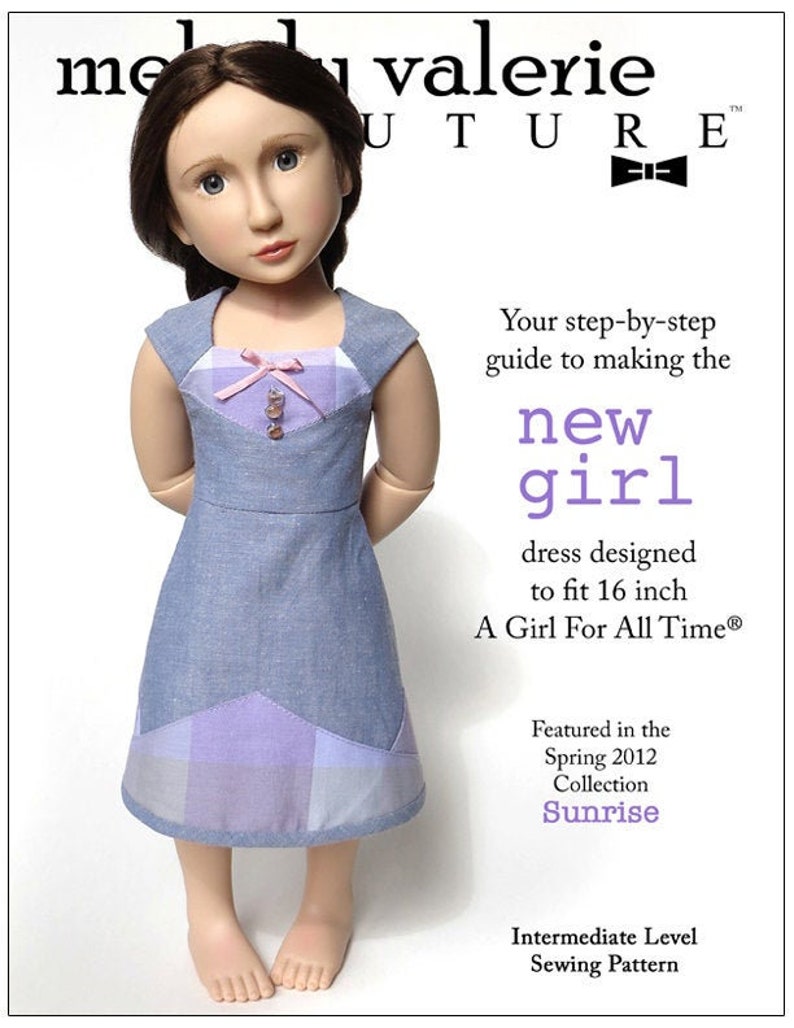 New Girl Dress 16 Inch Doll Clothes Pattern Fits A Girl for All Time ...