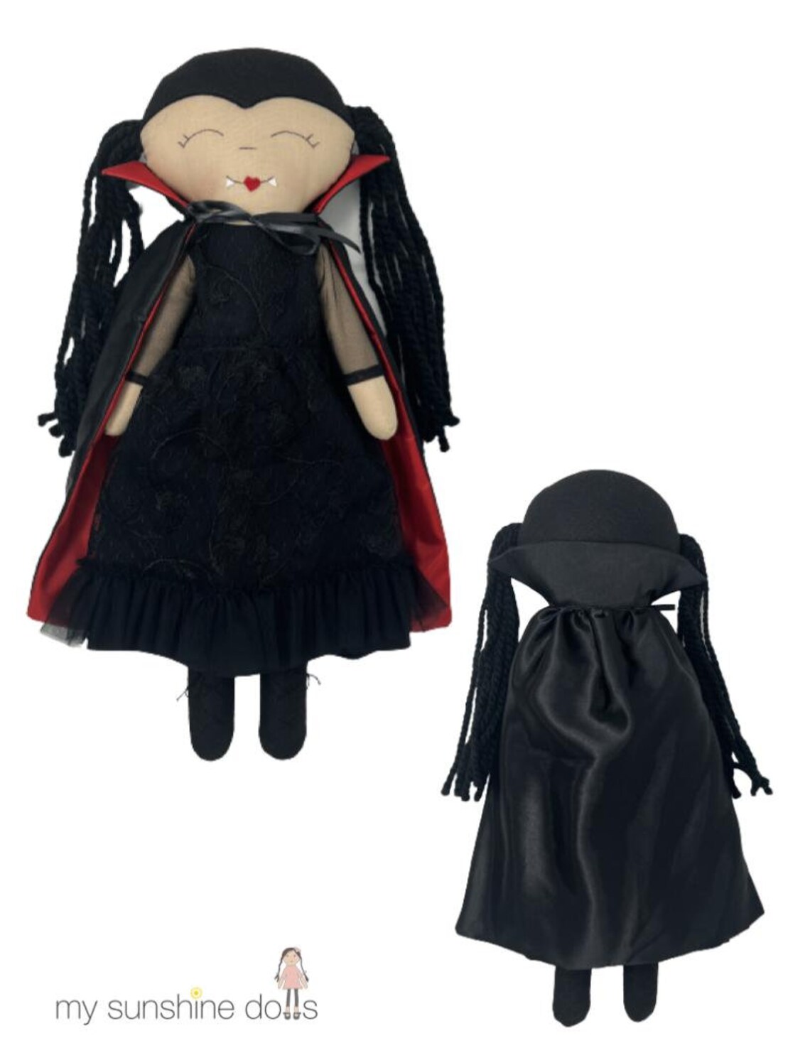Vampire Bat 23 Inch Cloth Doll Sewing Pattern - My Sunshine Dolls - PDF ...